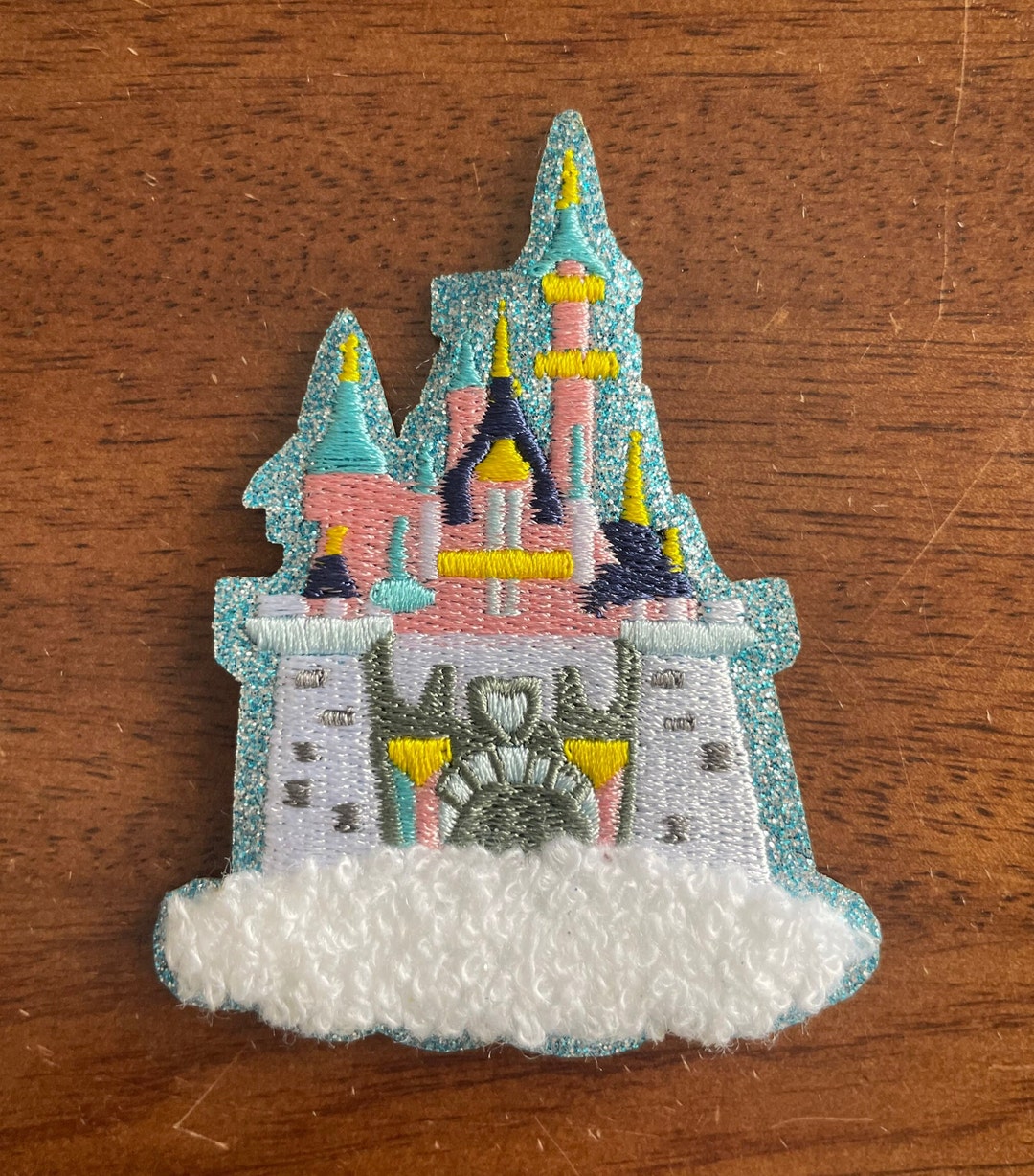 Disney Castle Inspired Embroidered Iron on Disney Patch - Etsy