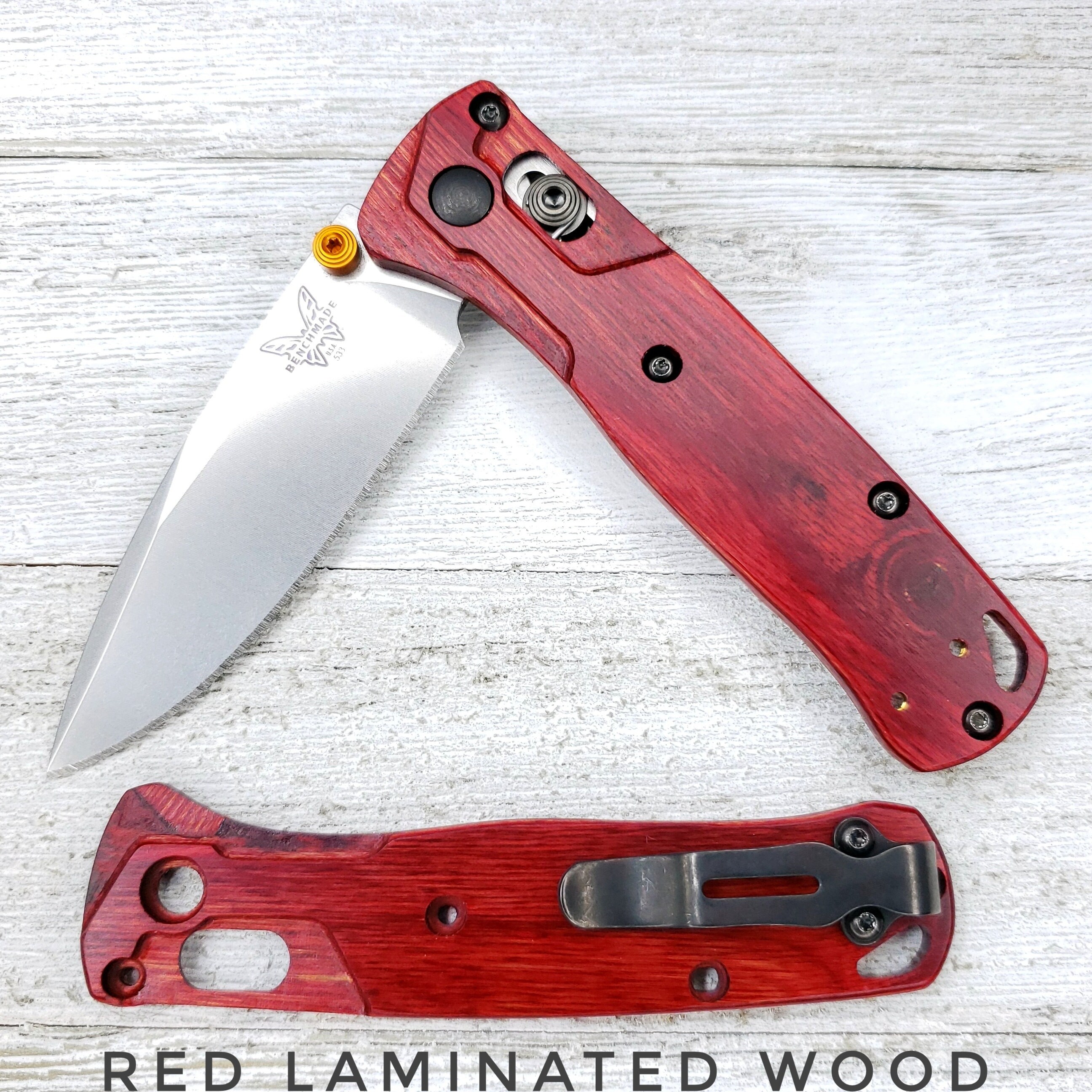 Benchmade MINI Bugout Scales / Benchmade 533 Wood Scales Style 1 - Etsy