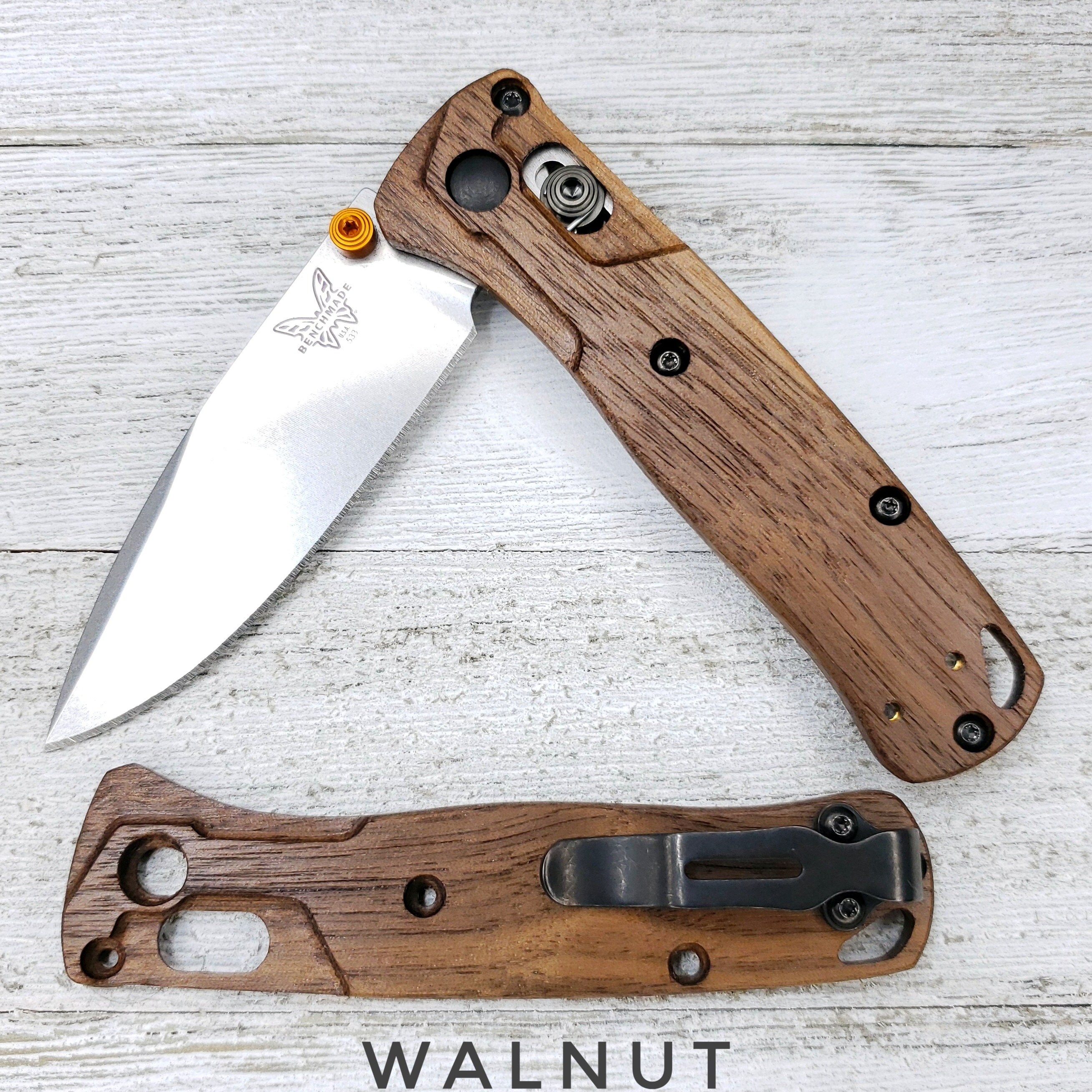 Benchmade MINI Bugout Scales / Benchmade 533 Wood Scales - Etsy