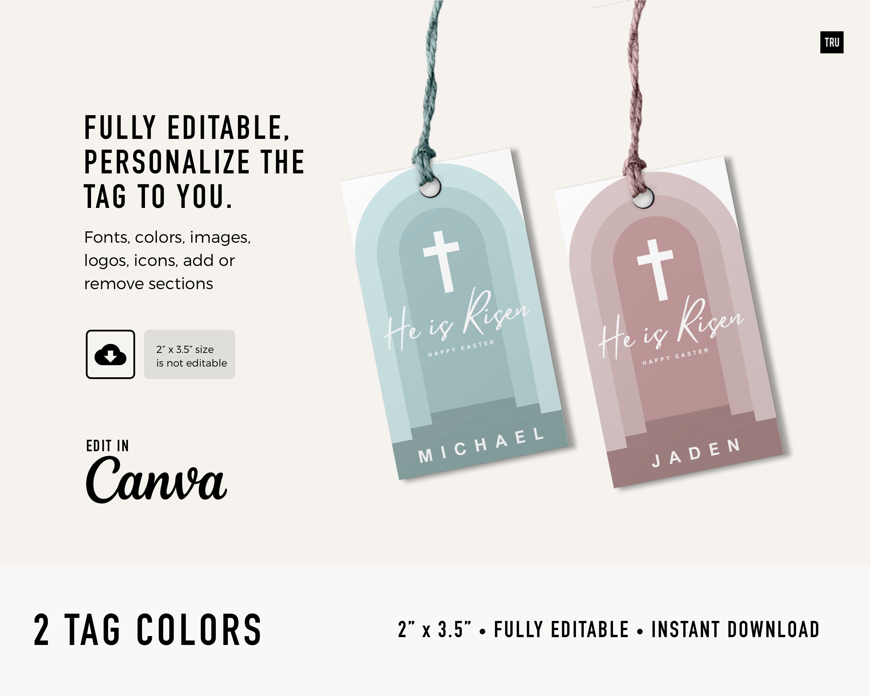 Easter Gift Tags Template Catholic Easter Gift Tag Printable Catholic ...
