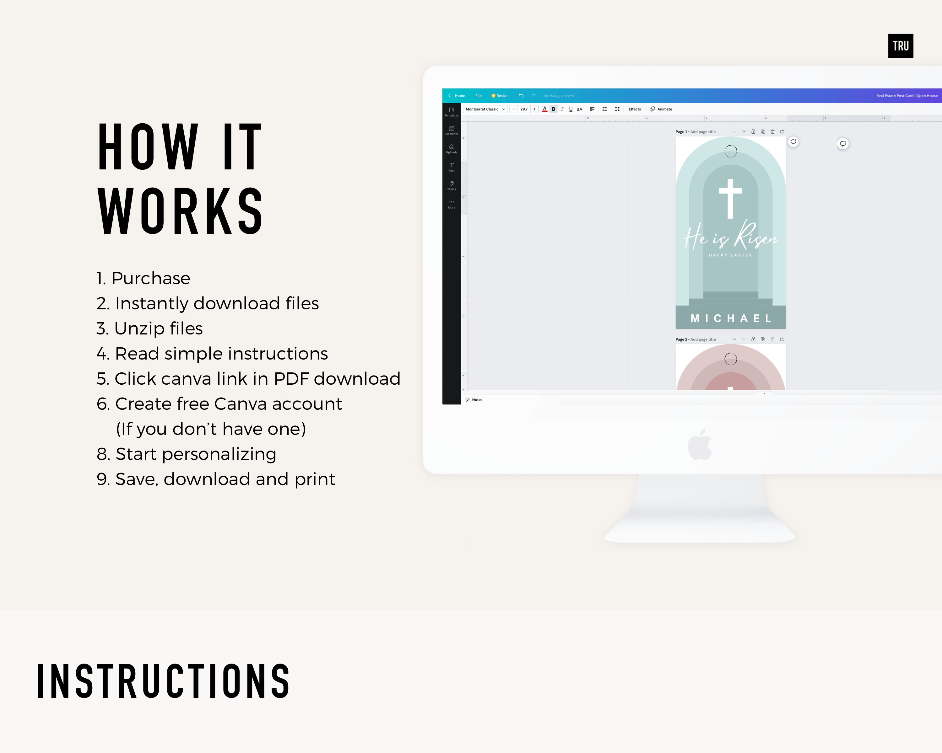 Easter Gift Tags Template Catholic Easter Gift Tag Printable Catholic ...