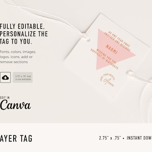 Gift Tag Template Editable Gift Tags Canva Printable Gift Tags Canva ...