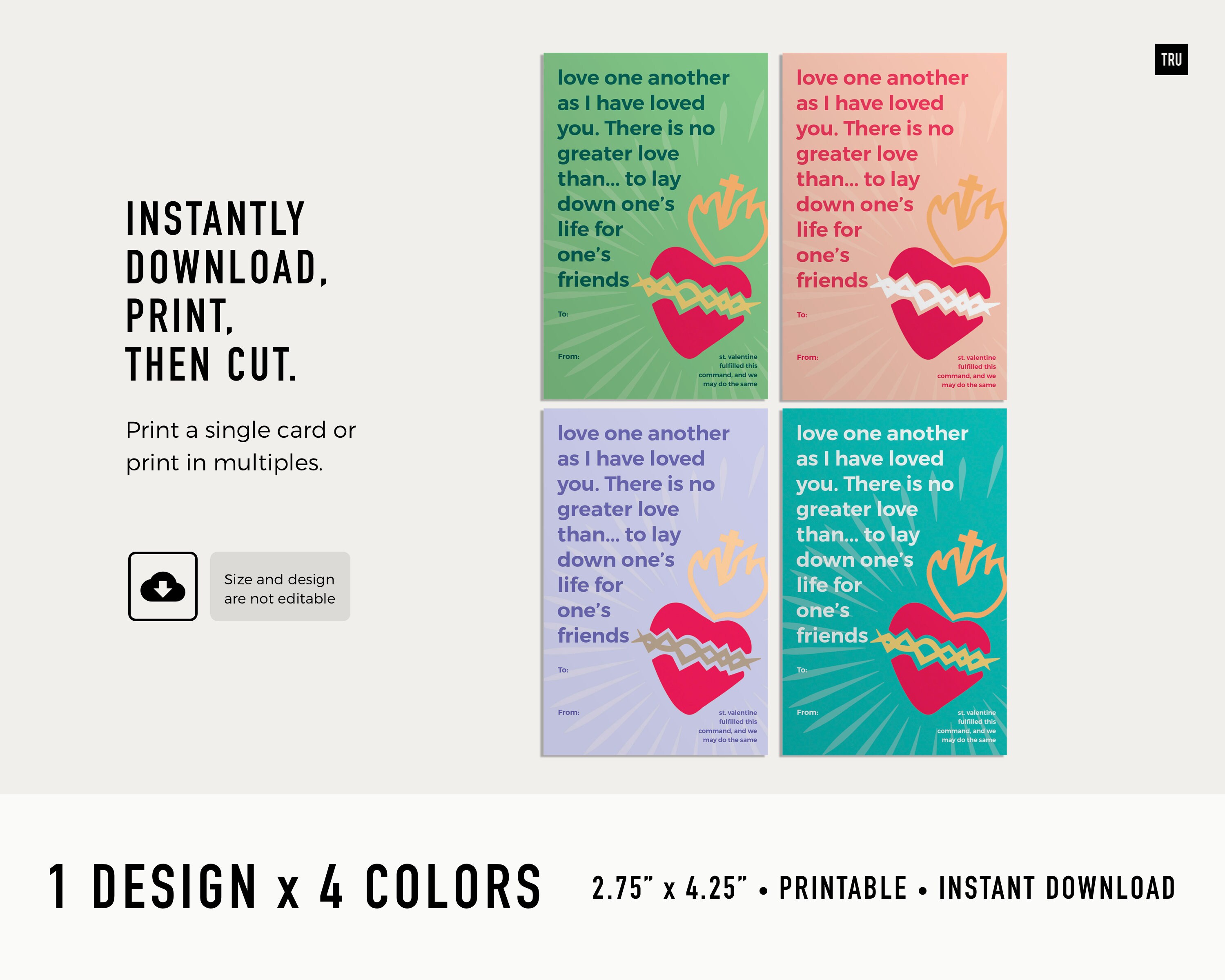 Catholic Valentines Day Cards | Saint Valentine Cards for Kids ...