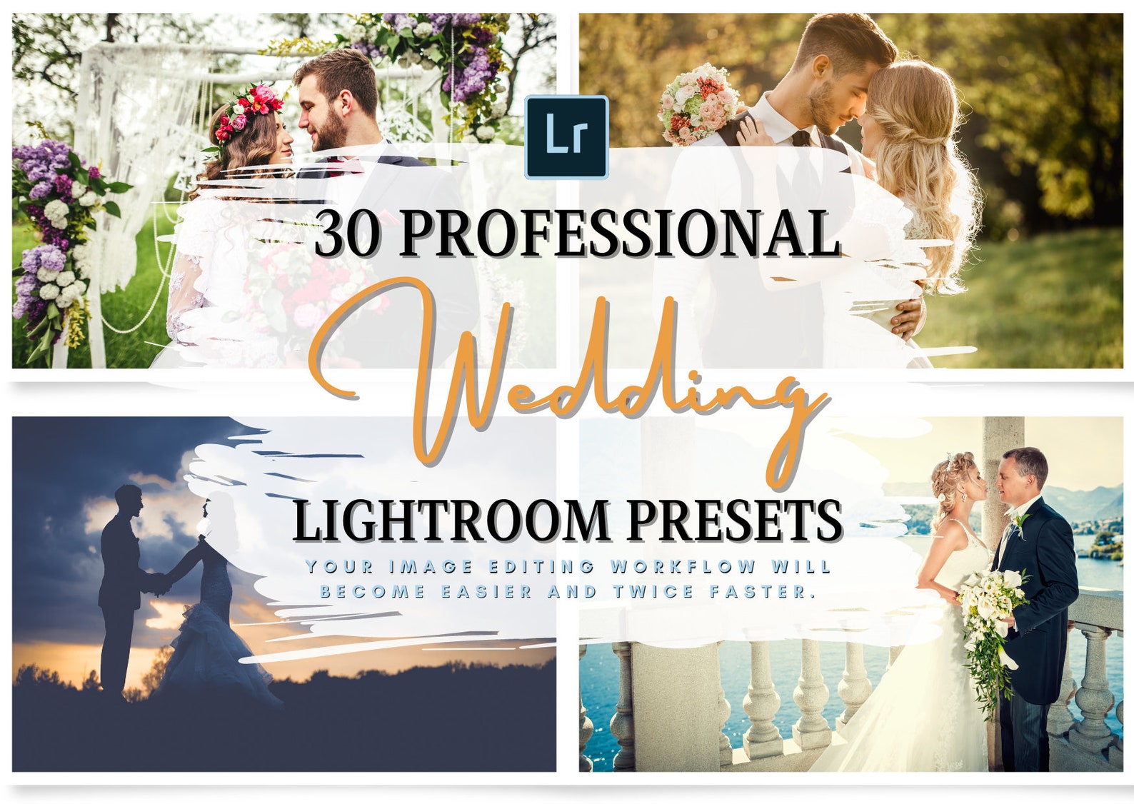 Wedding Lightroom Preset, Bright Filter, Marriage Photo Effect, Couple ...