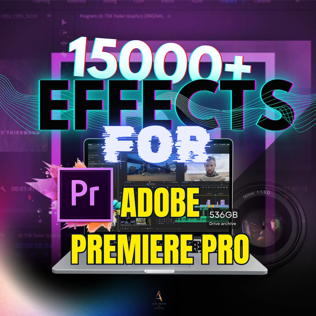 Premiere Pro Mega Template Pack: 15K+ Video Assets, Transitions, and ...