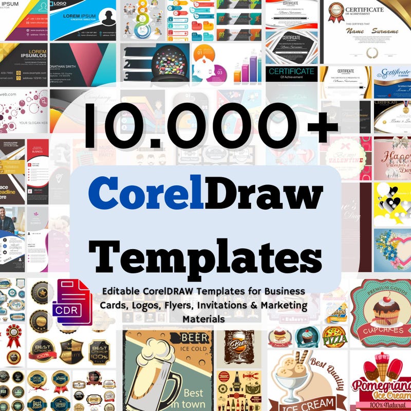 Corel Draw Vector Files - Etsy