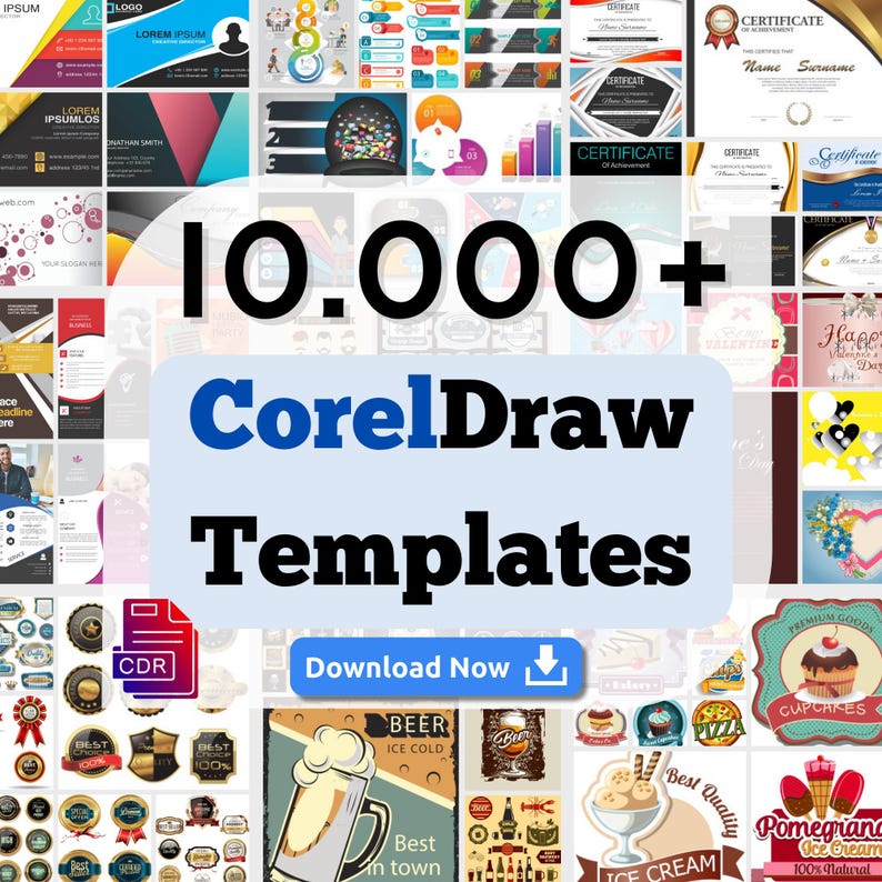 10,000+ Editable Coreldraw Templates for Business Cards, Logos, Flyers ...