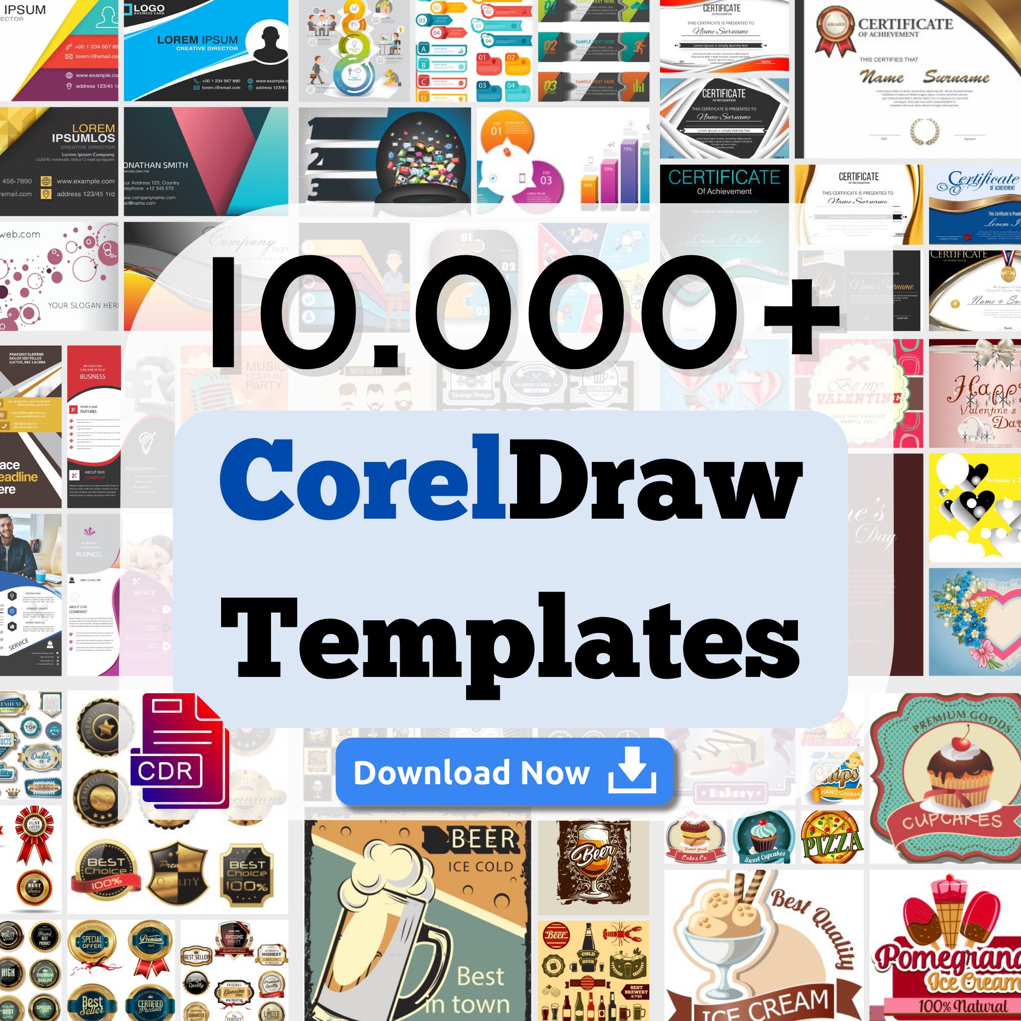 10,000+ Editable Coreldraw Templates for Business Cards, Logos, Flyers ...