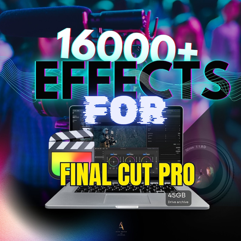 16000+ Final Cut Pro Effects: Video Editing Bundle (45GB) - Etsy
