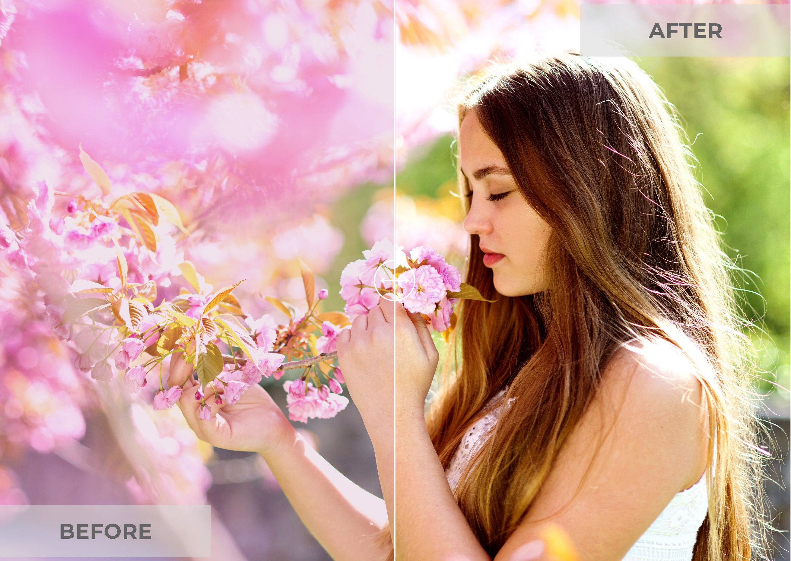 Spring Lightroom Presets: Natural Vibrant Photo Effects (30 Desktop ...