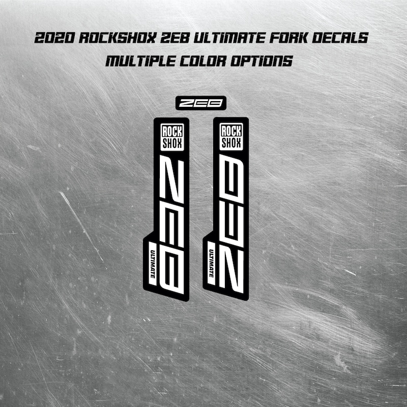 Mountain Bike Fork Decals - Etsy