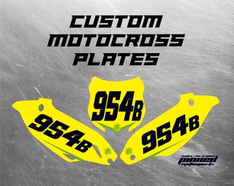 KTM Styled Mini Number Plate Decals QTY10 - Etsy
