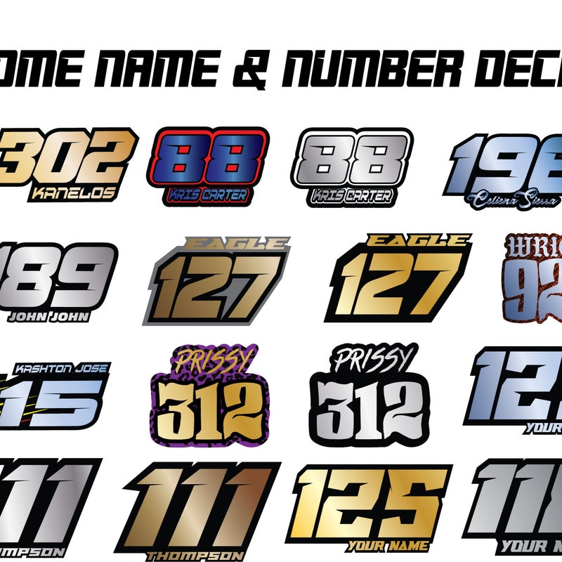 Racing Stickers - Etsy