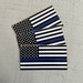 Thin Blue Line Flag Decals: Waterproof American Flag Stickers - Etsy
