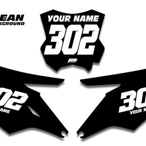 Custom Motocross Number Plates, Dirt Bike Plates, Number Plates, Dirt ...