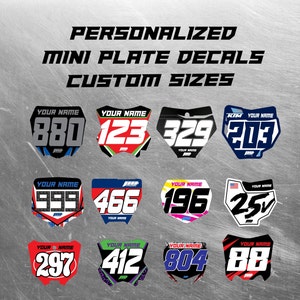 Motocross Decals - Etsy