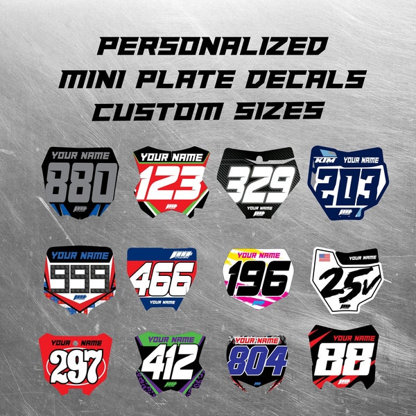 Motocross Decals - Etsy