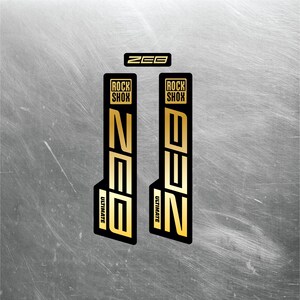 2020 ROCKSHOX ZEB ULTIMATE Fork Decals / Mountain Bike Fork Decals ...