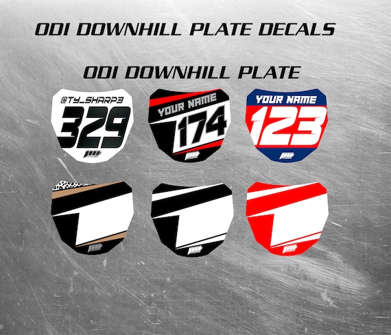 Motocross Front Number Plate