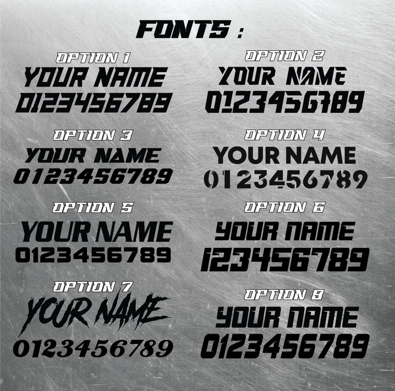 Custom Dirt Bike Number Plates: Motocross Graphics - Etsy