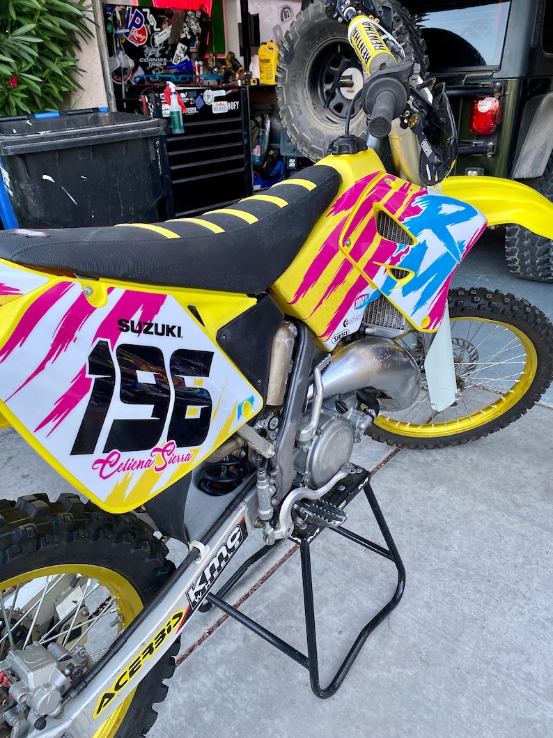 Custom Dirt Bike Number Plates: Motocross Graphics - Etsy