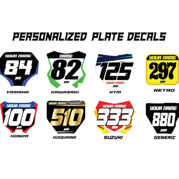 Motocross Decals - Etsy