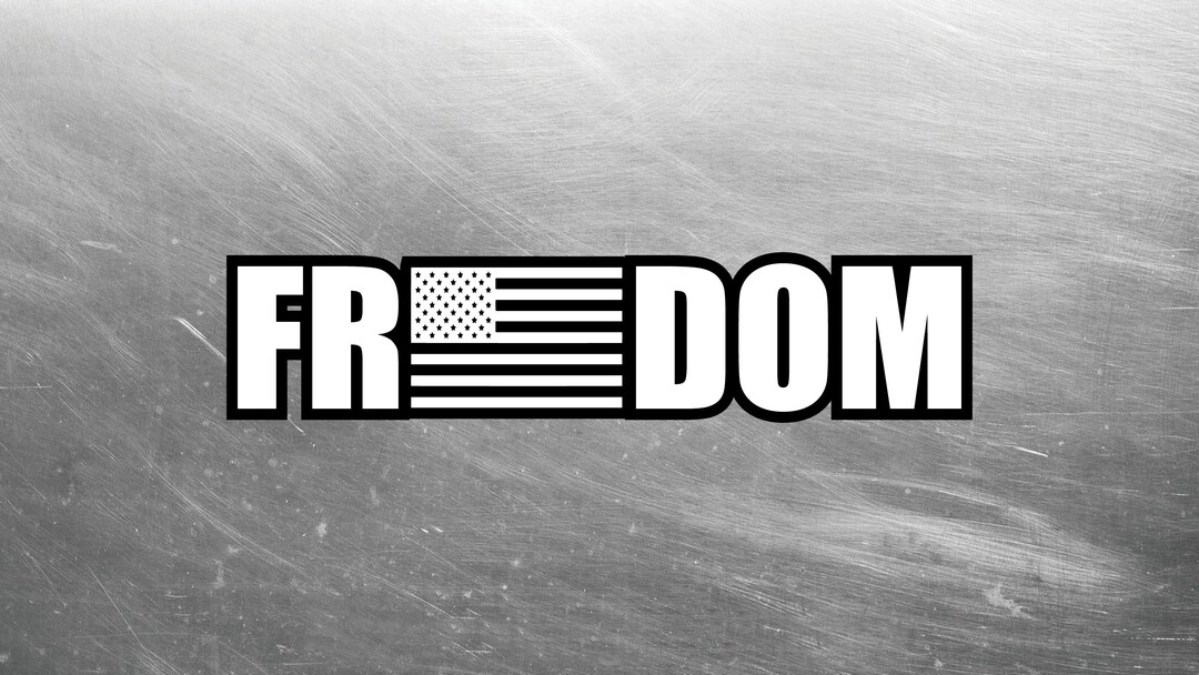 Freedom Decals, USA Stickers, Flag Decal, Freedom Waterproof Stickers ...