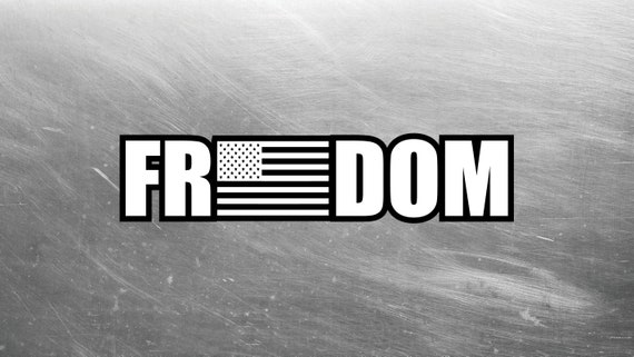 Freedom Decals USA Stickers Flag Decal Freedom Waterproof - Etsy