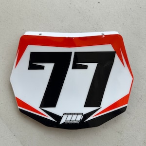 Custom Balance Bike Front Plate Decals: Personalized Name & Number - Etsy