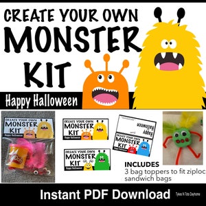 Create a Monster Kit Bag Topper - Etsy
