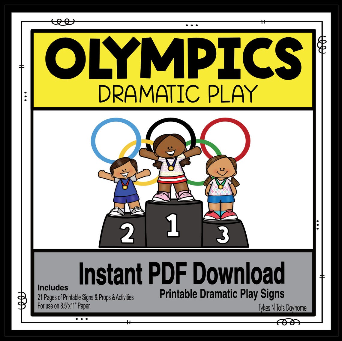 Preschool Olympics Dramatic Play - Etsy Canada