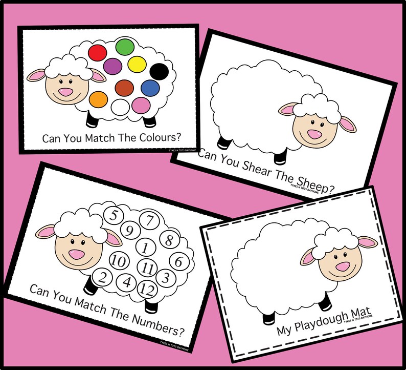 Mary Had A Little Lamb - Preschoool Theme Activity - Etsy