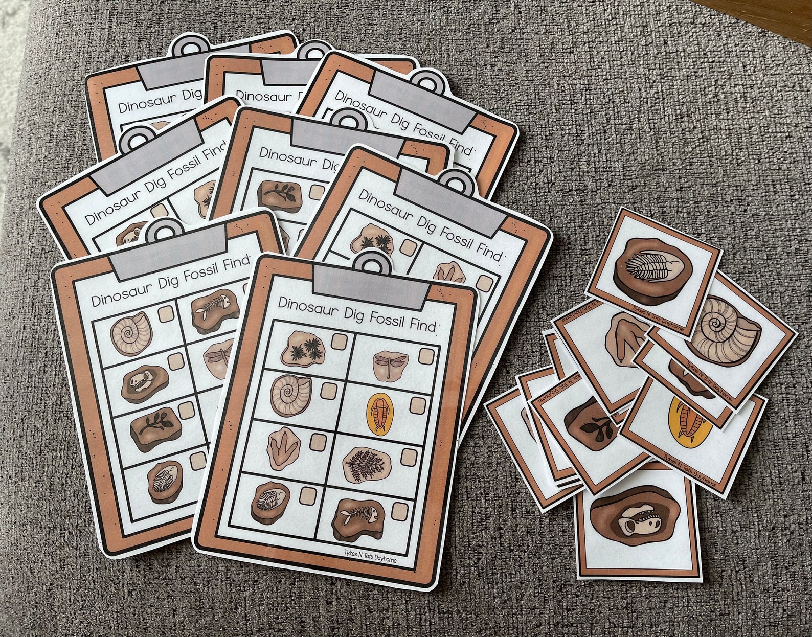 Dinosaur Dig Fossil Find Game - Etsy