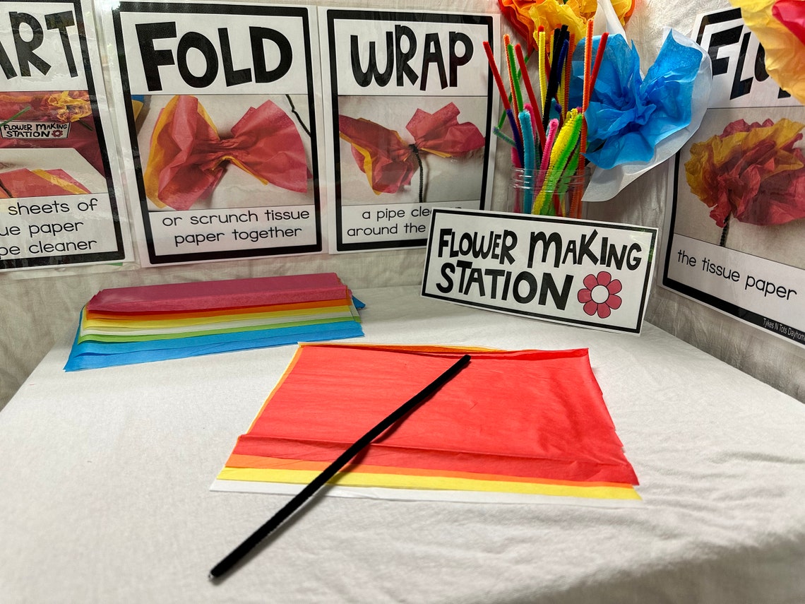 My Flower Shop - Flower Making Station - Etsy