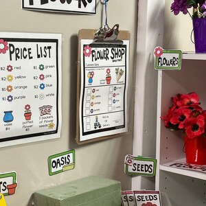 My Flower Shop Dramatic Play - Etsy