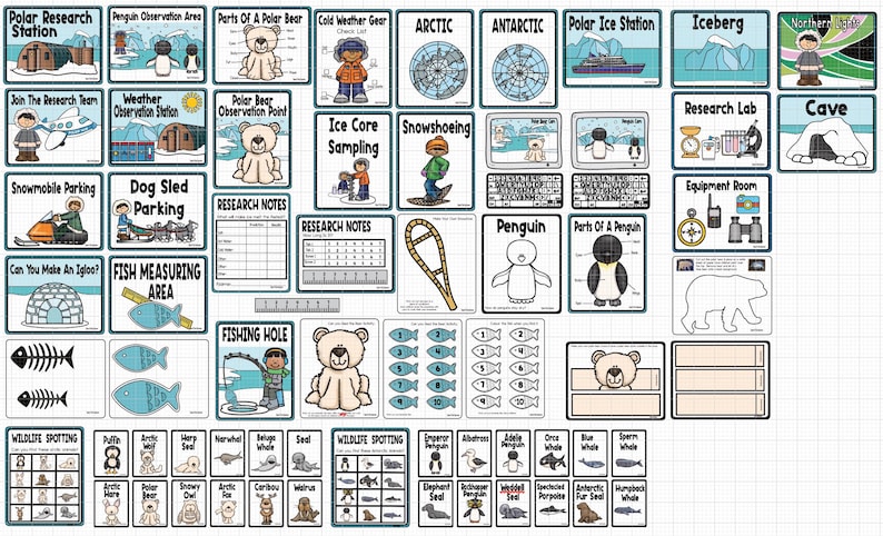 Polar Research Dramatic Play - Etsy