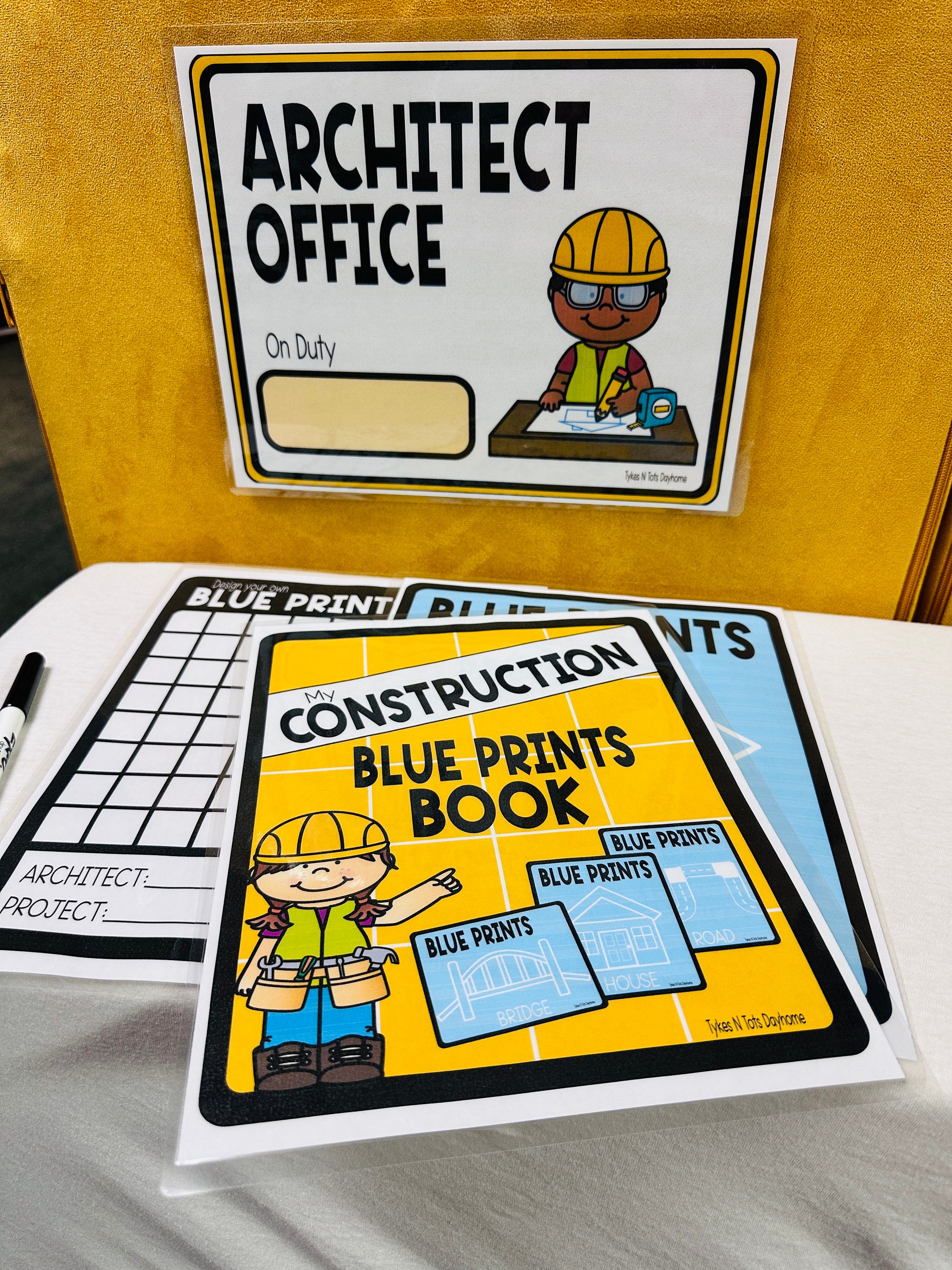 Construction Zone Dramatic Play - Etsy