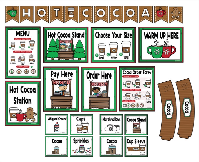Hot Cocoa Stand Dramatic Play - Etsy