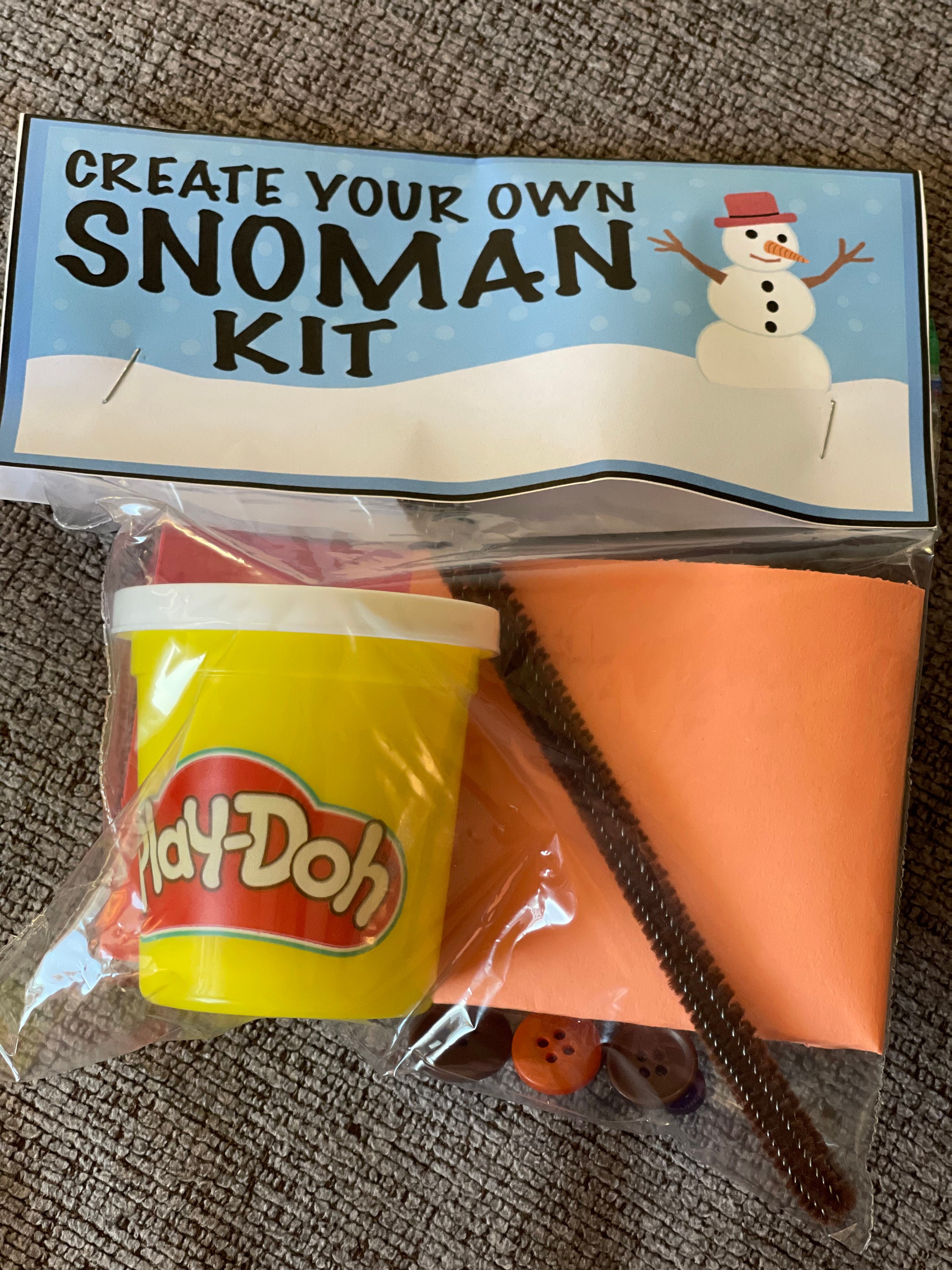 Create a Snowman Kit - Etsy