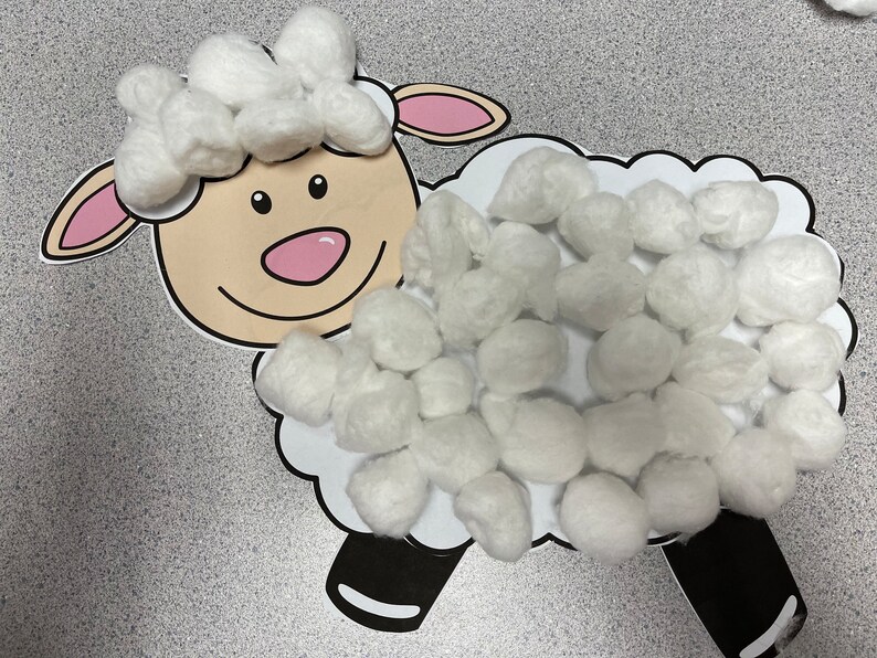 Mary Had A Little Lamb - Preschoool Theme Activity - Etsy