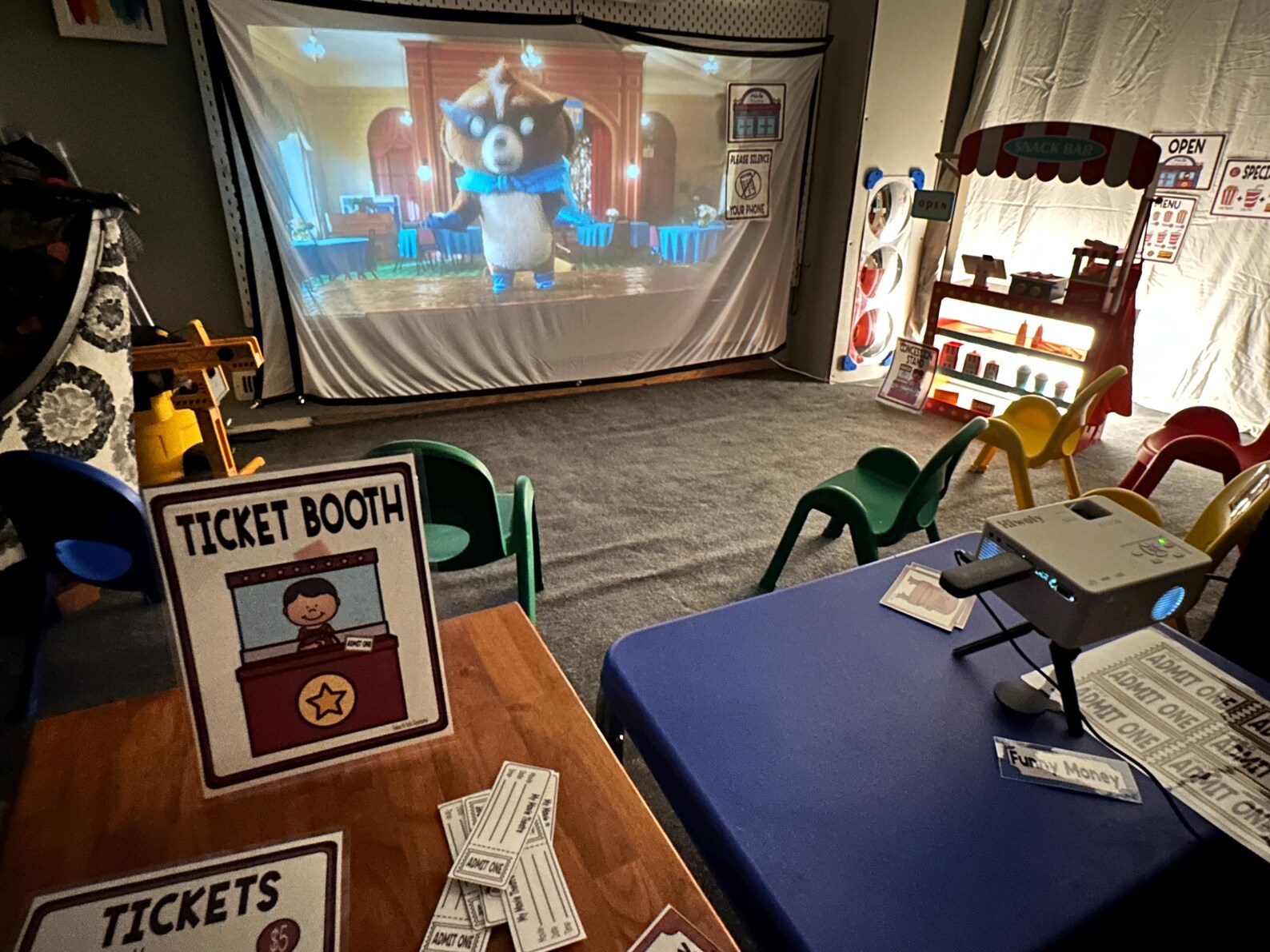 Show Time Movie Theatre Dramatic Play - Etsy