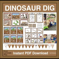 Editable Three Rex Dinosaur Birthday Party Dig Site Sign | Canva ...