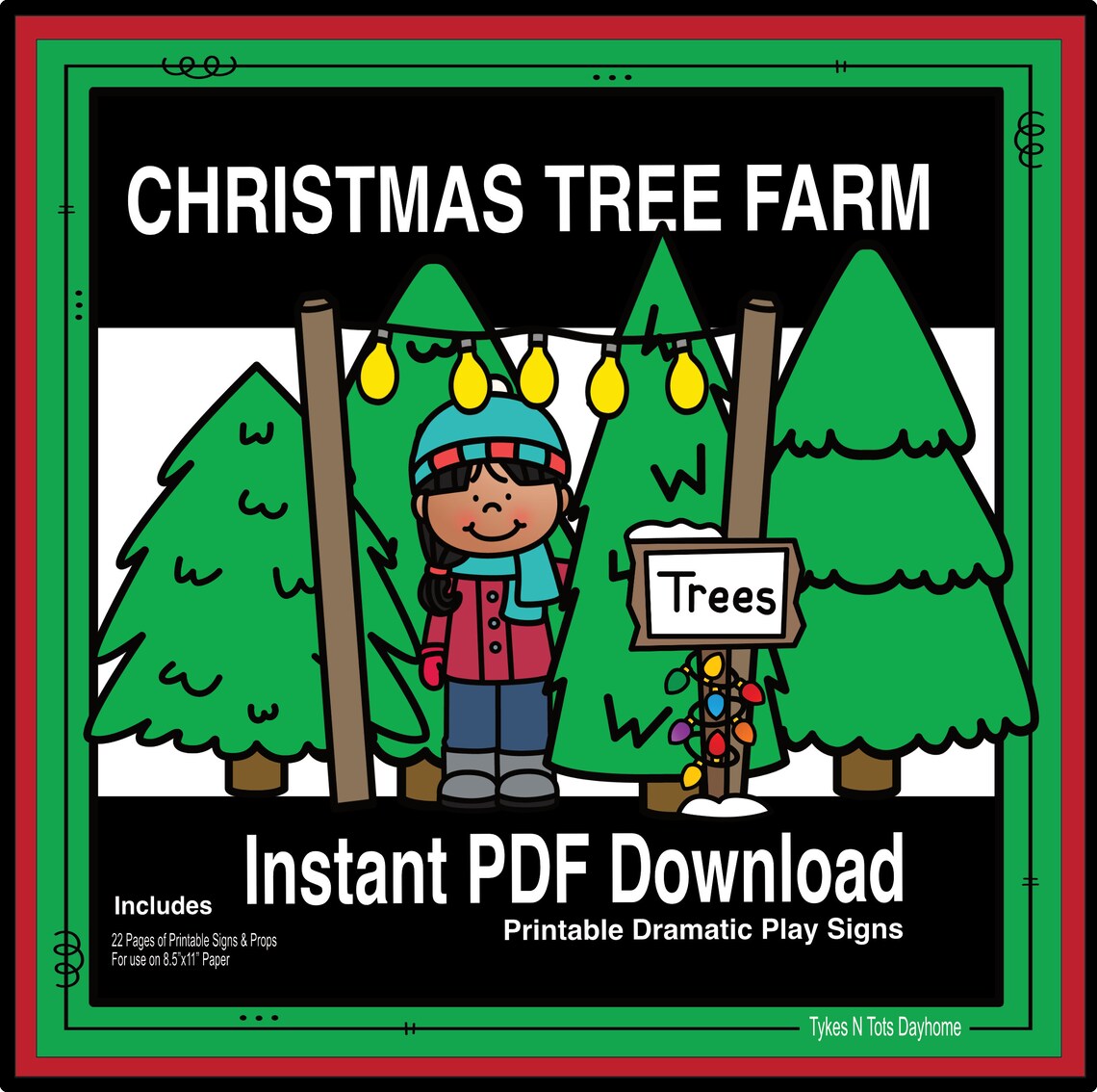 Holiday Tree Farm Dramatic Play - Etsy