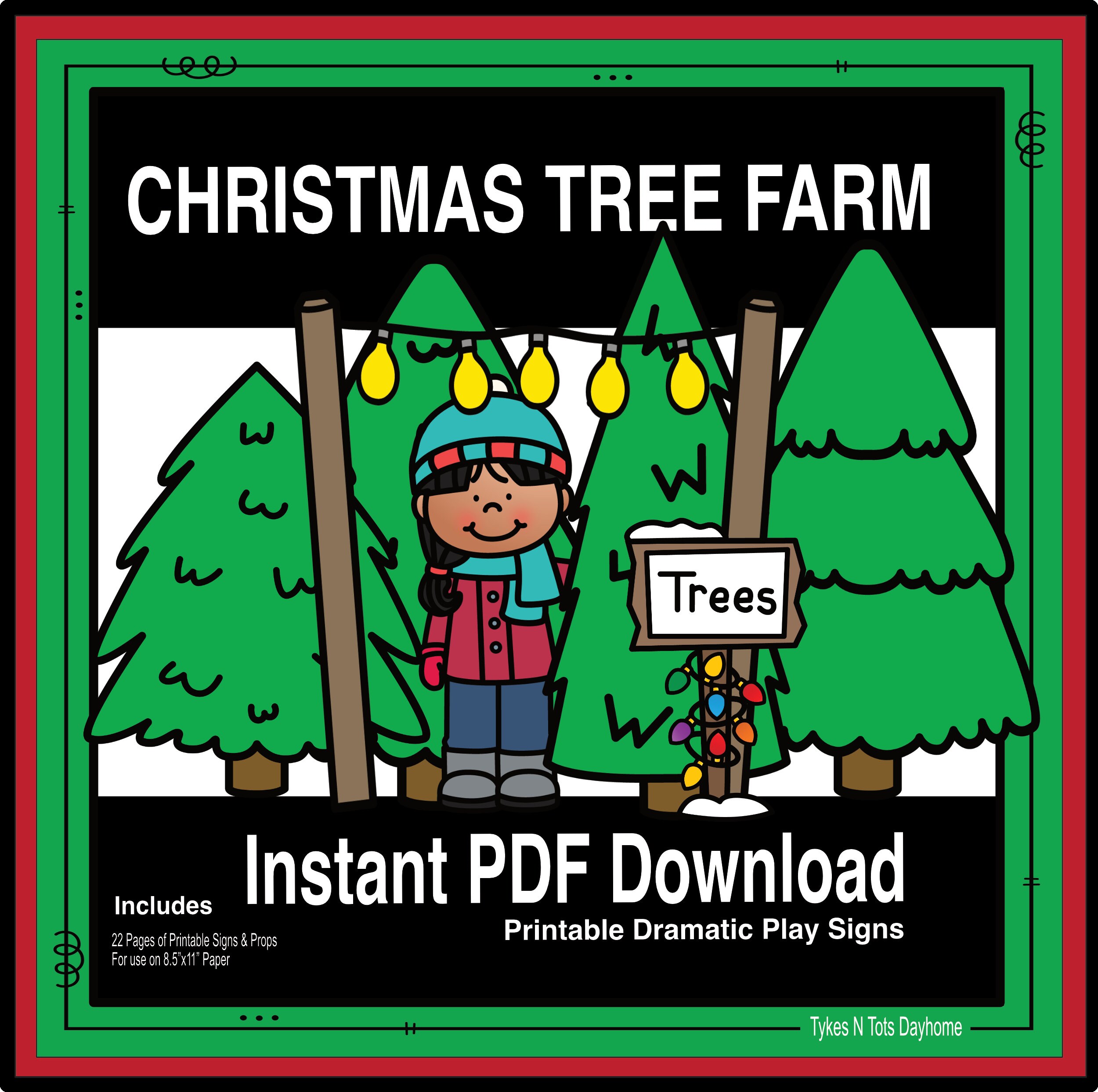 Holiday Tree Farm Dramatic Play - Etsy