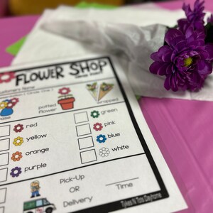 My Flower Shop Dramatic Play - Etsy