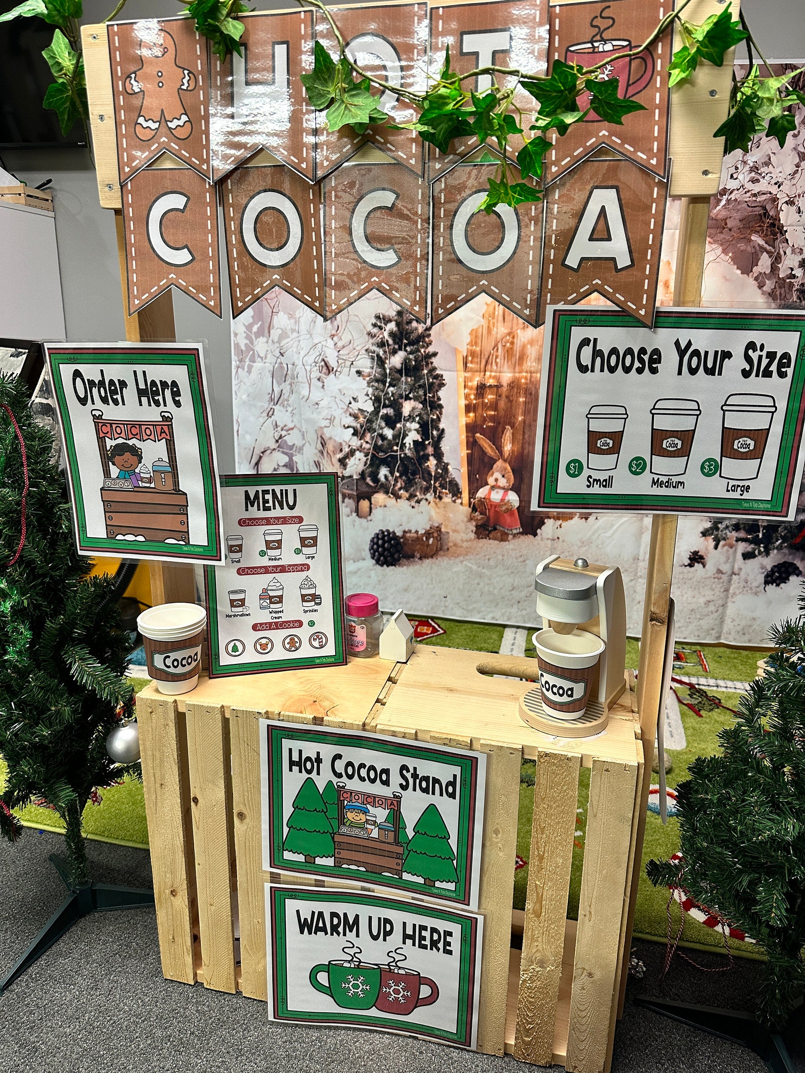 Hot Cocoa Stand Dramatic Play - Etsy