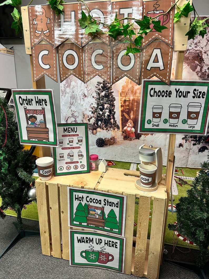 Hot Cocoa Stand Dramatic Play - Etsy