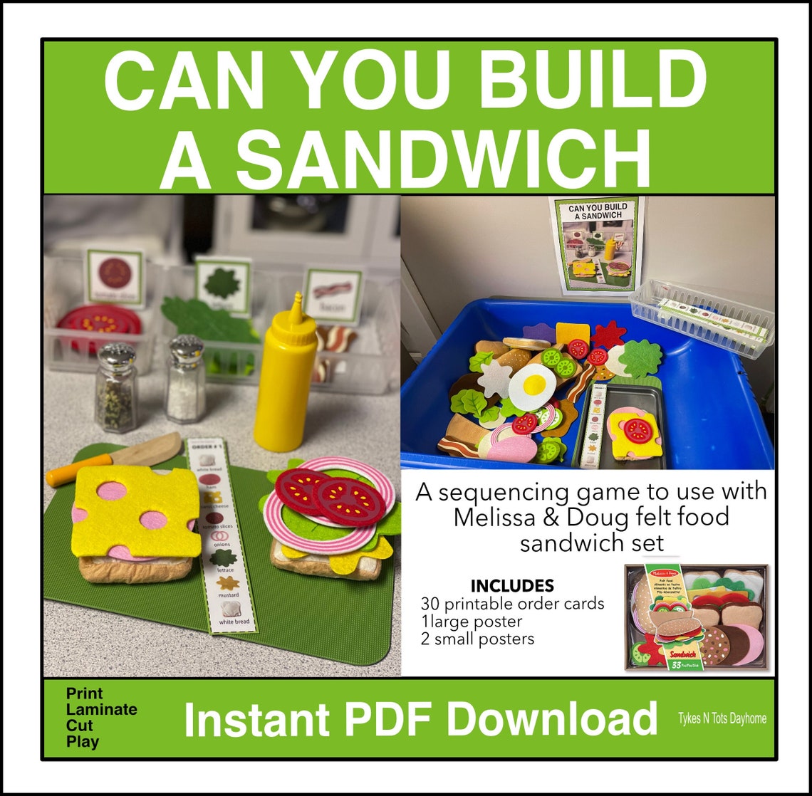 Can You Build a Sandwich - Etsy Canada