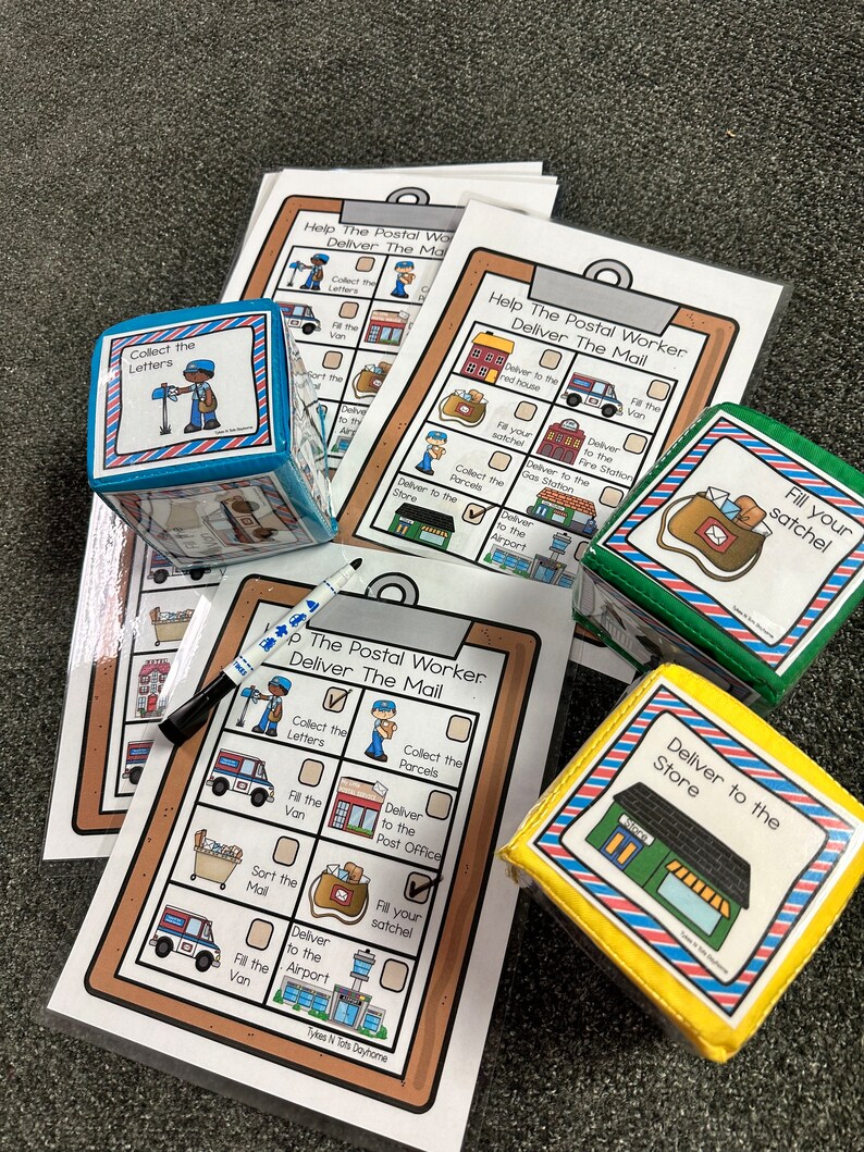 My Little Post Office Bingo Game - Etsy