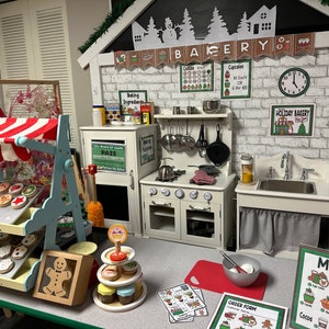 Mrs Claus Holiday Bakery Dramatic Play - Etsy